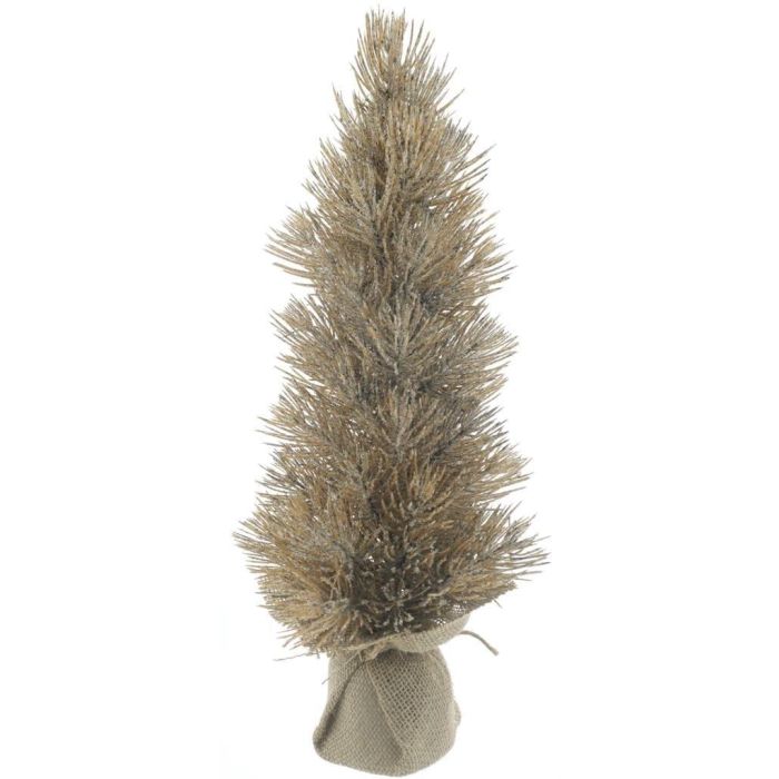 Künstlicher Baum Pinie EGERS, gefroren, braun, 40cm