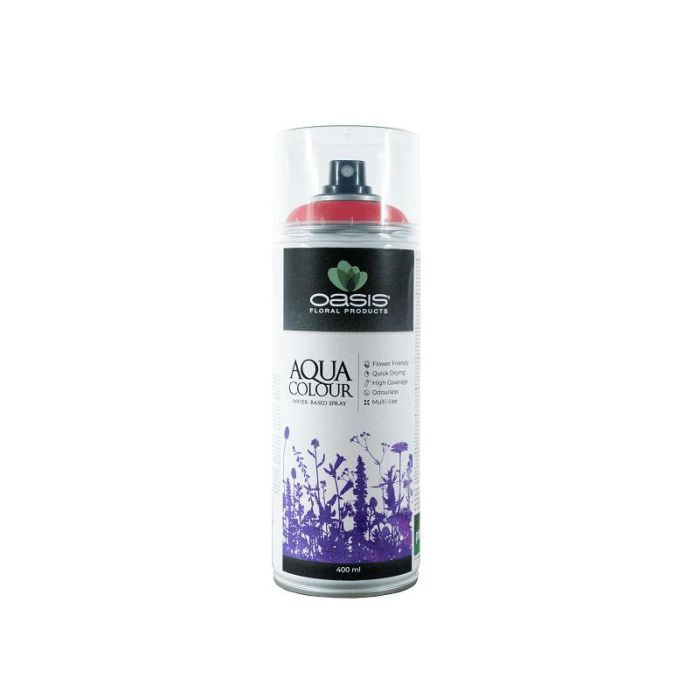 OASIS® Lackspray Aqua Colour Spray, wasserbasiert, hellrot, 400ml
