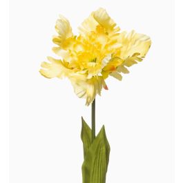 Künstliche Blume Papageientulpe ALISCHA, gelb, 70cm, Ø19cm
