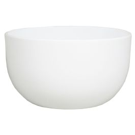 Schale TEHERAN TOWER aus Keramik, weiß, 14cm, Ø26cm