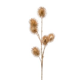 Kunststoff Wilde Karde ARIZA, gold, 90cm