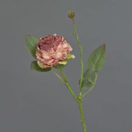 Kunstblume Kohl-Rose VOMTE, Trockenoptik, altrosa, 45cm, Ø7cm